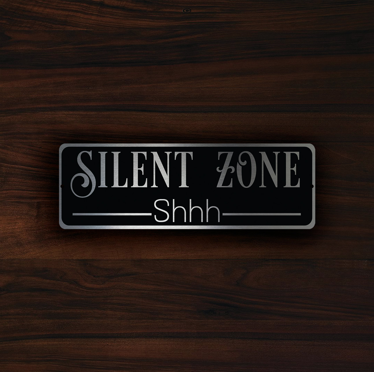 SILENT ZONE SIGN