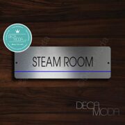 Deca Moda STEAM Room Sign, Modern Door Signs, Size, 12 x 4 inches ...