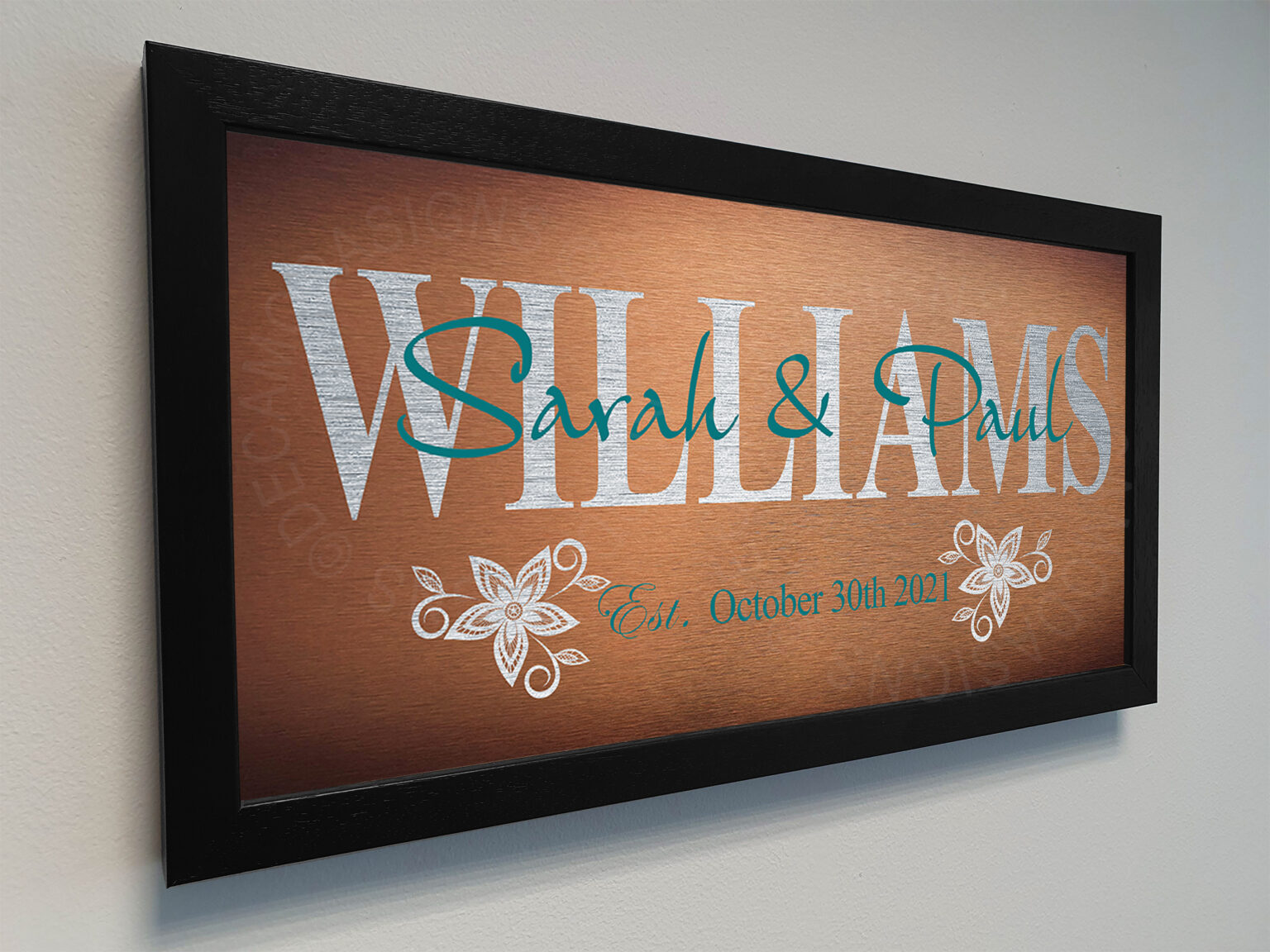 Personalized Wedding Couple Sign | Wedding Decor | Wedding Signs