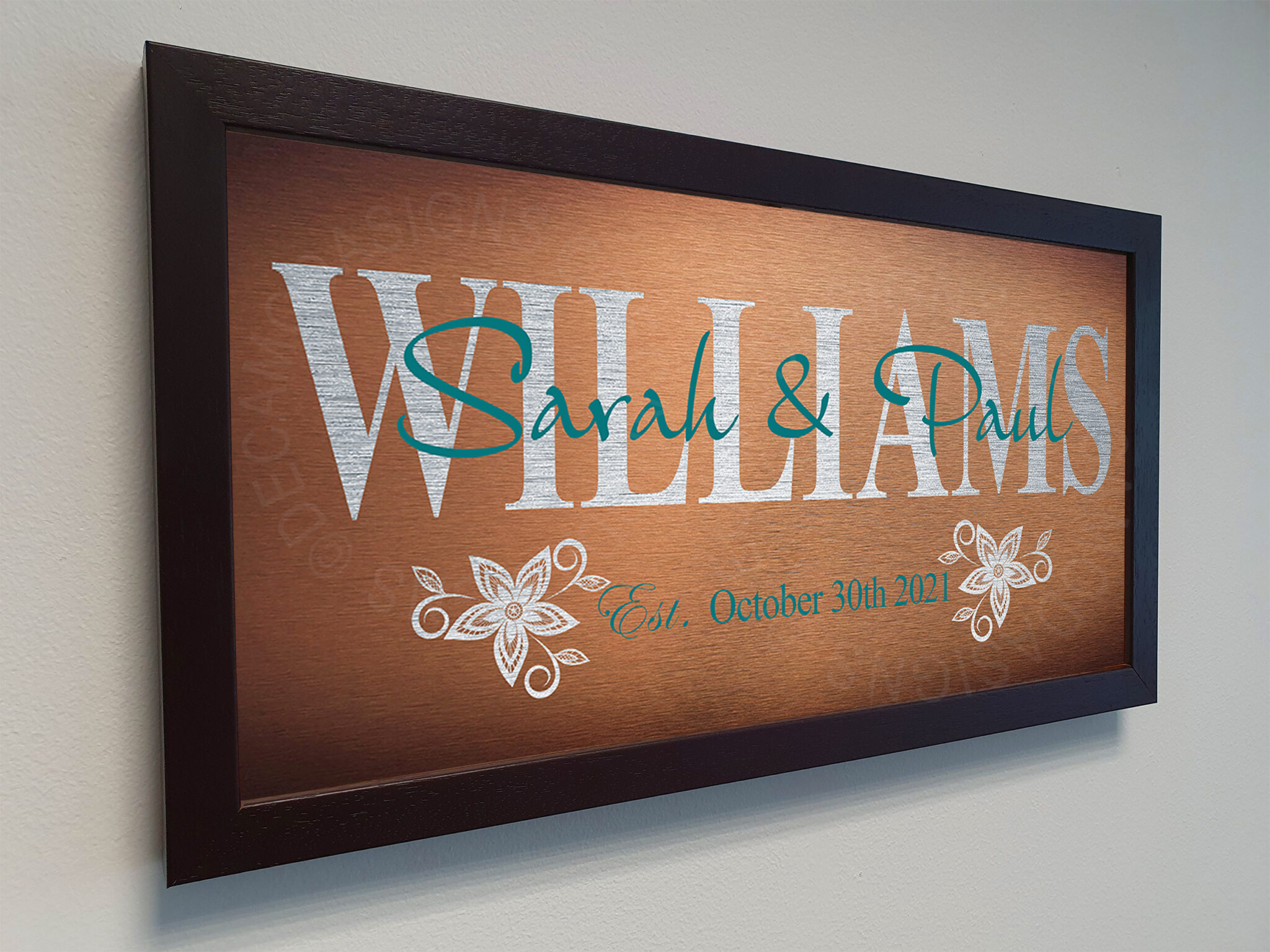 Personalized Wedding Couple Sign | Wedding Decor | Wedding Signs