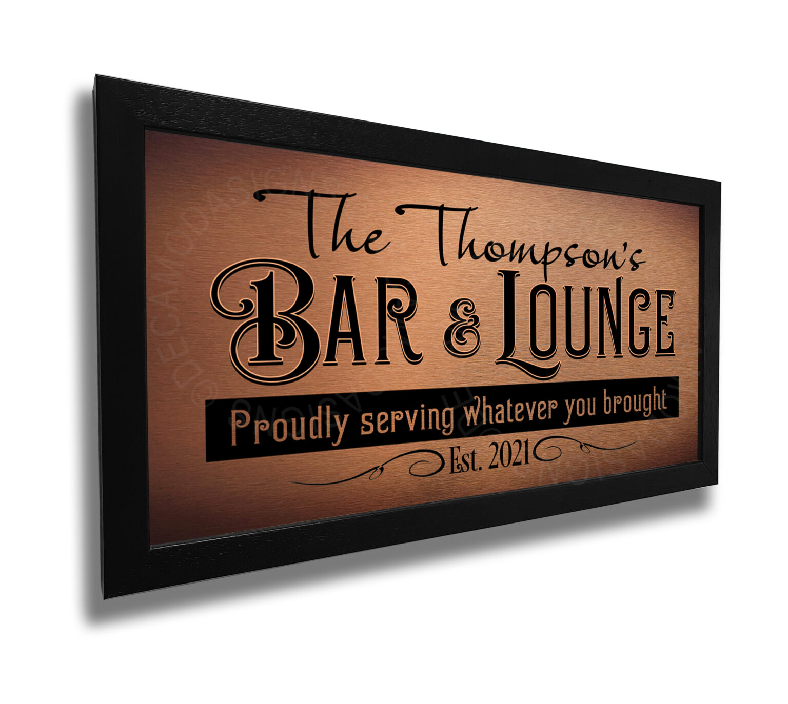 Personalized Bar and Lounge Sign | Bar Lounge Decor | Bar and Lounge