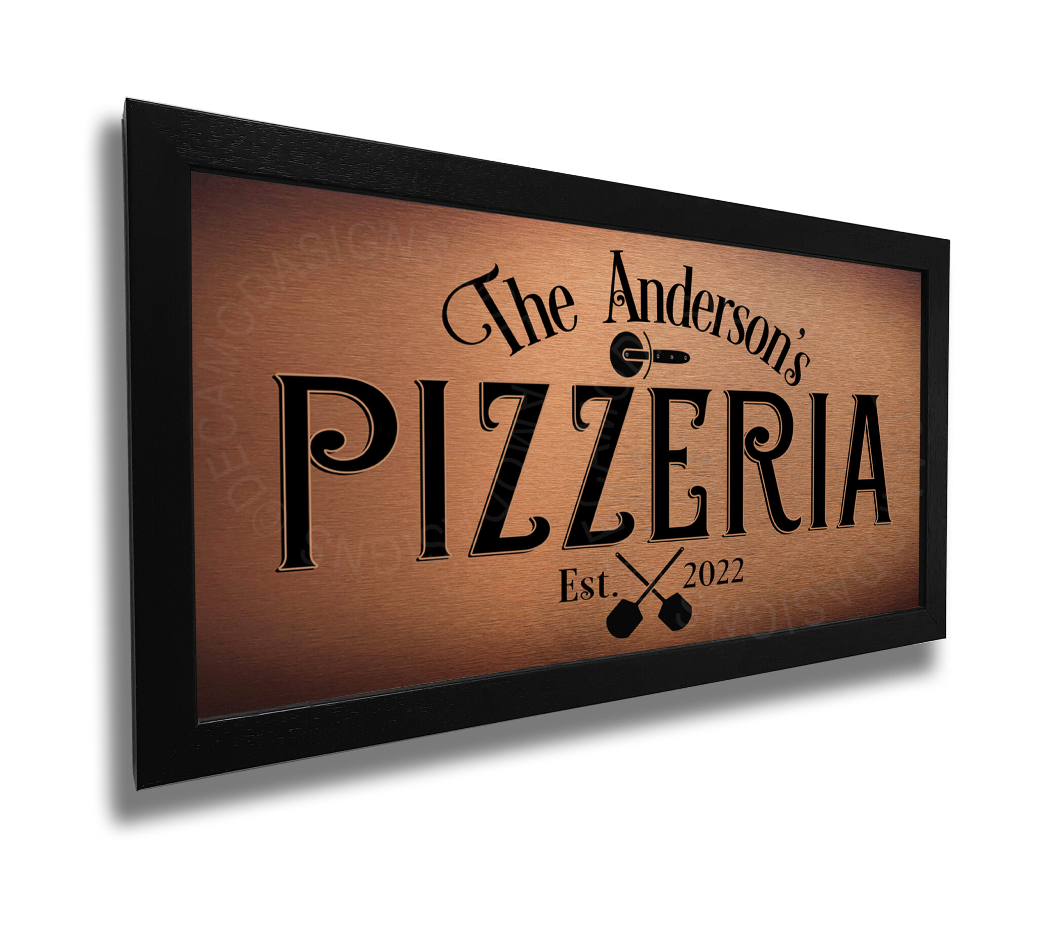 Personalized Pizzeria Sign | Pizzeria Decor | Pizzeria Signs | Kitchen