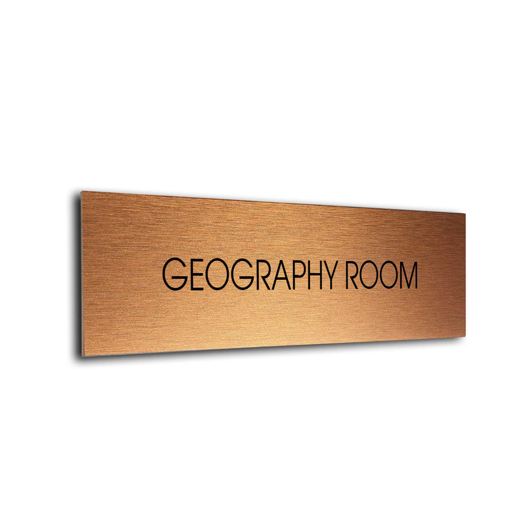 Geography Room Door Sign. Clearly label every room in your facility ...