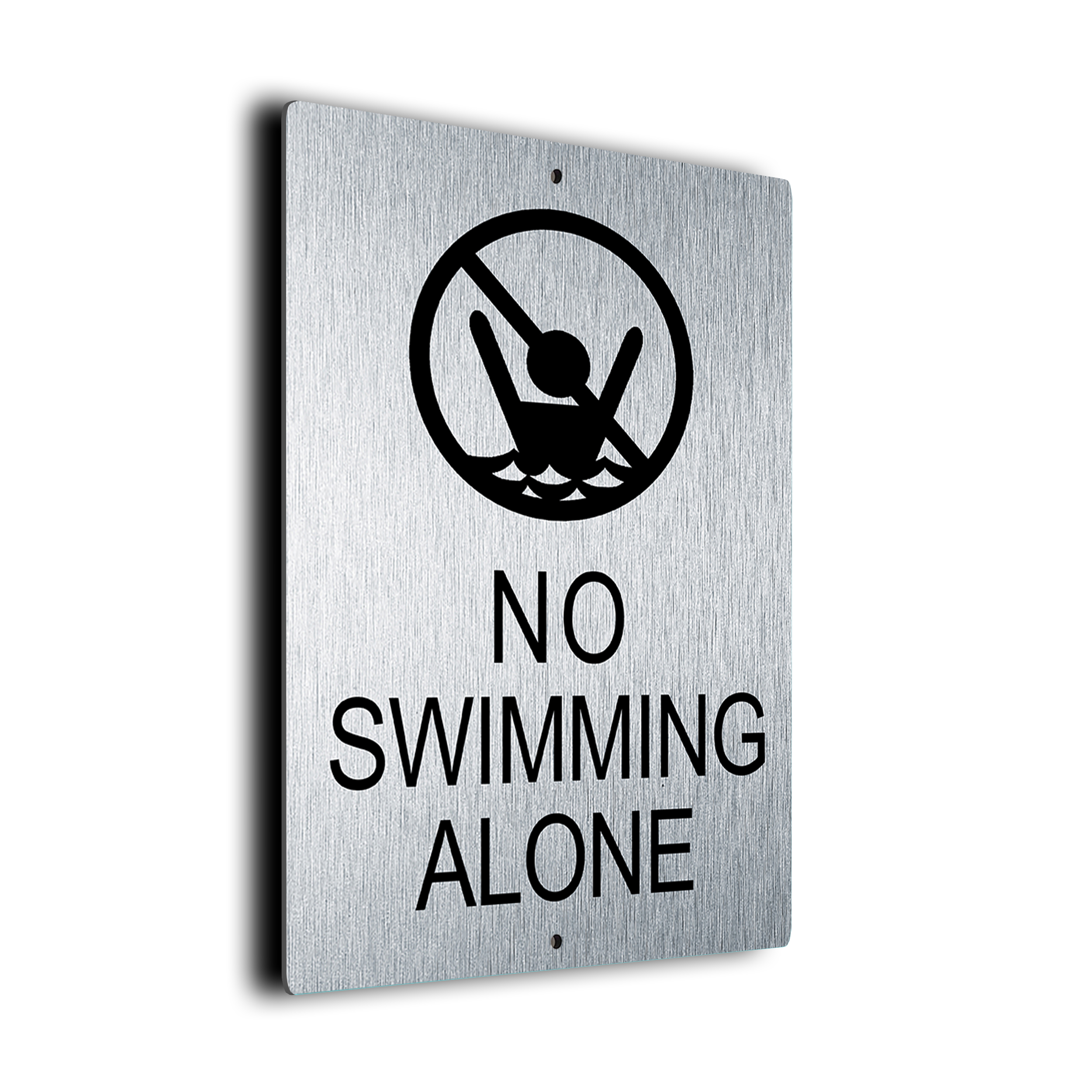 No Swimming Sign