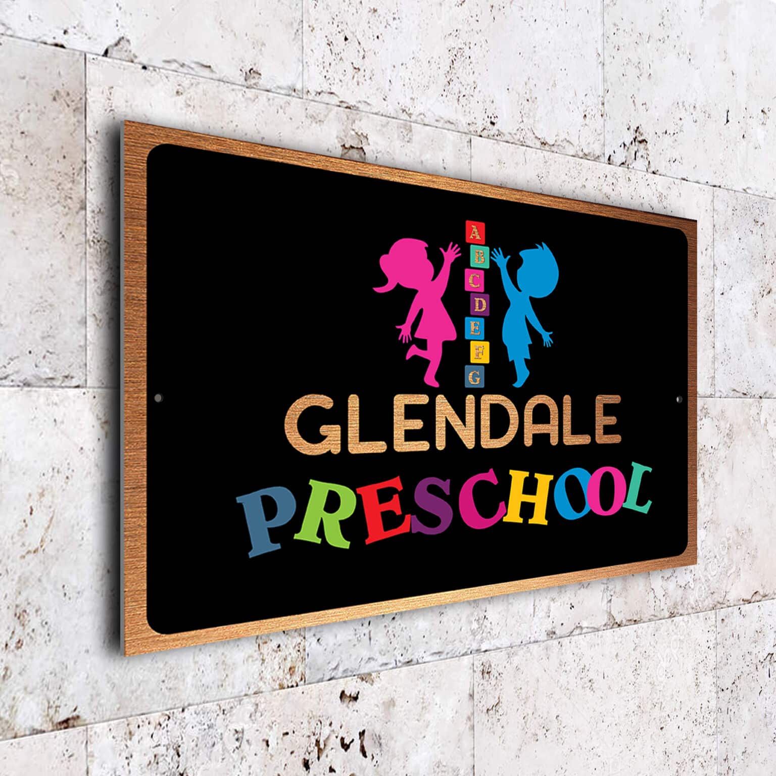 Preschool Wall Sign | School Signs | Sign for School | Preschool