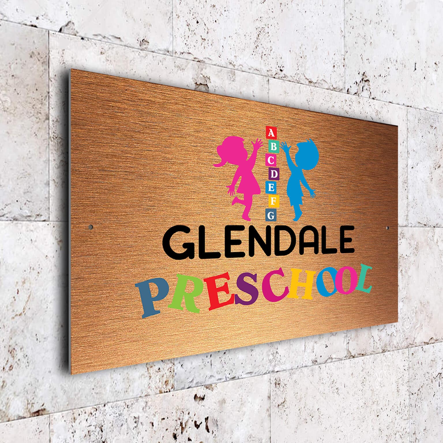 Preschool Wall Sign | School Signs | Sign for School | Preschool