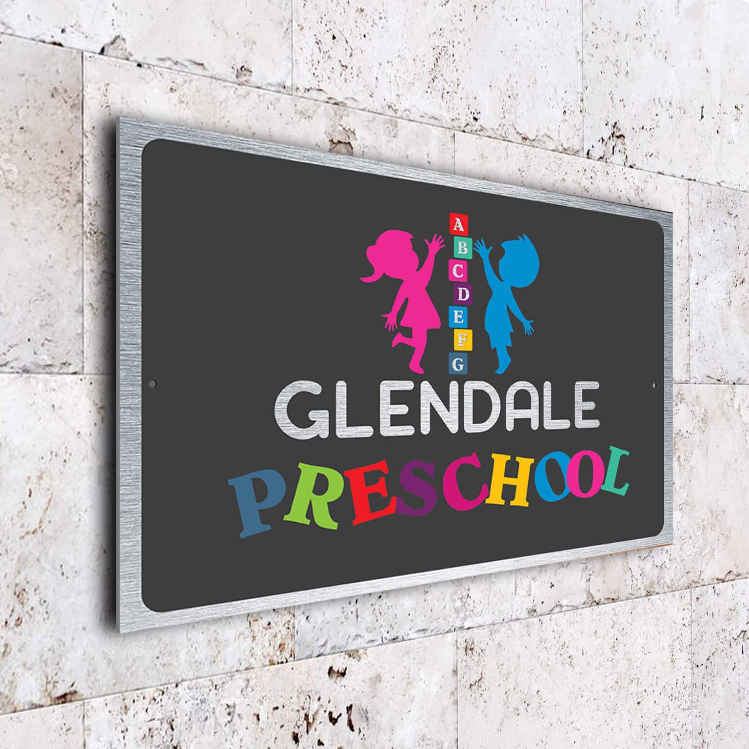 Preschool Wall Sign | School Signs | Sign for School | Preschool