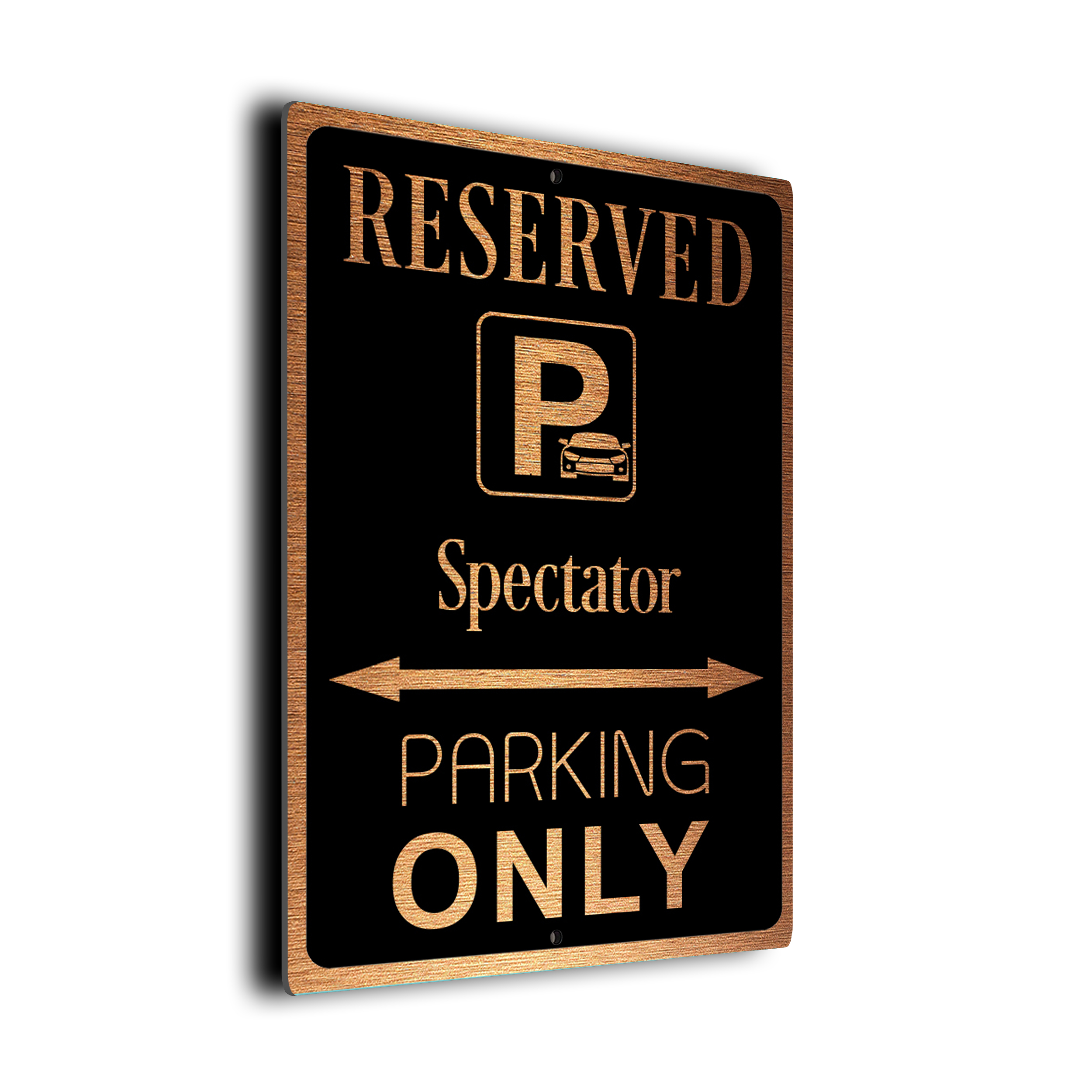 Spectator Parking Only Sign | Spectator Parking Only Sign for Garge ...