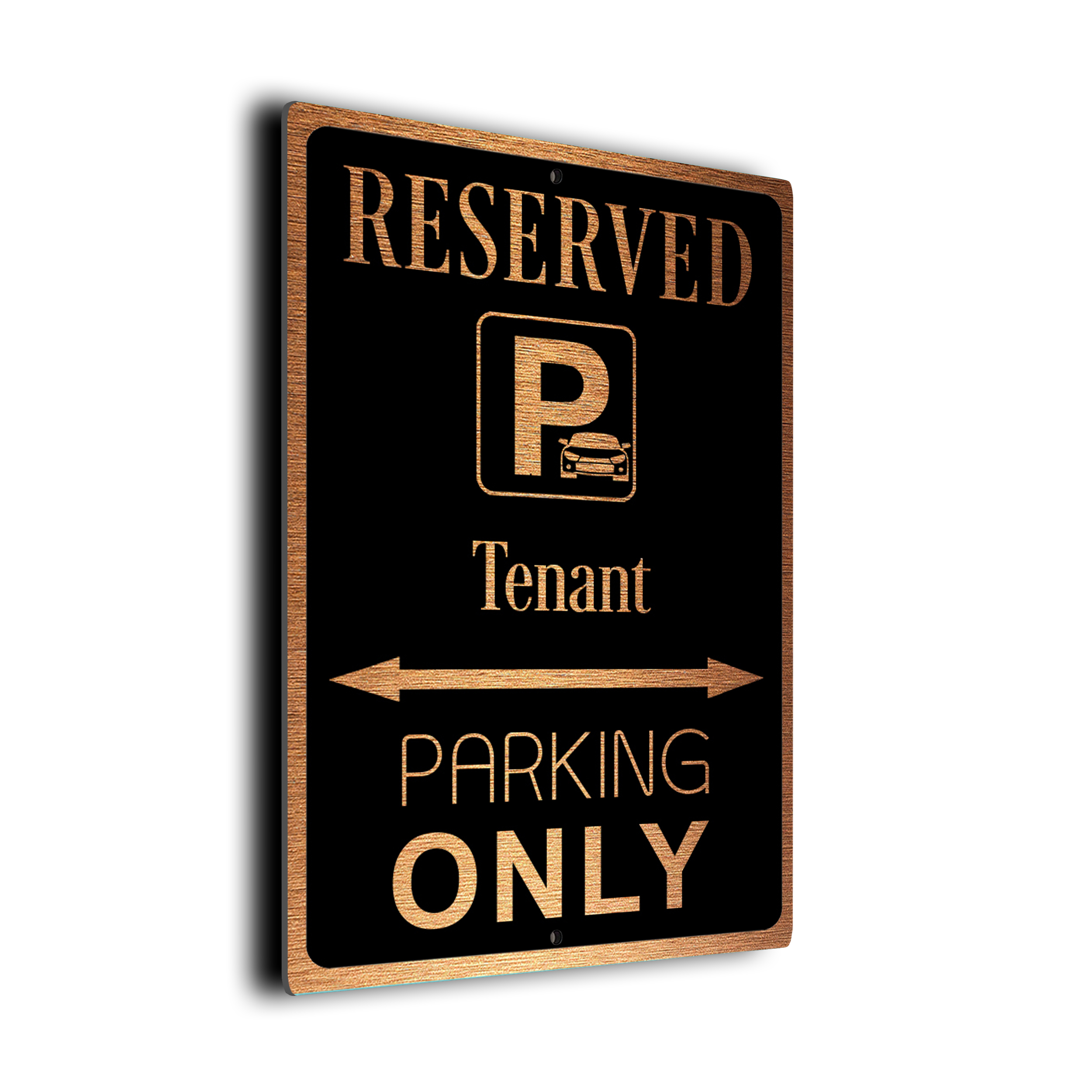 Tenant Parking Only Sign | Tenant Parking Only Sign for Garge | Brushed ...