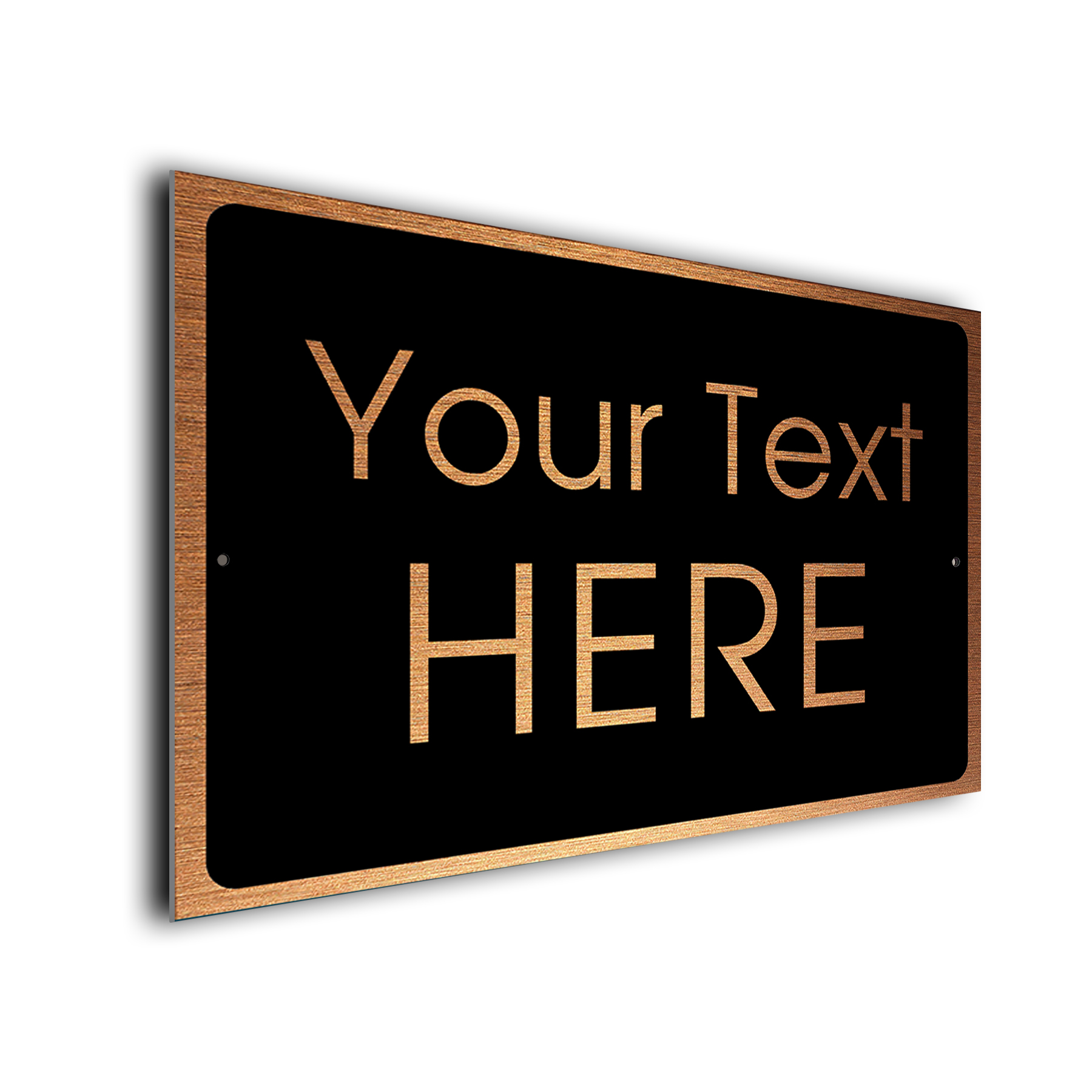 Personalized Your Text Here Sign YT101-BC - Decamoda