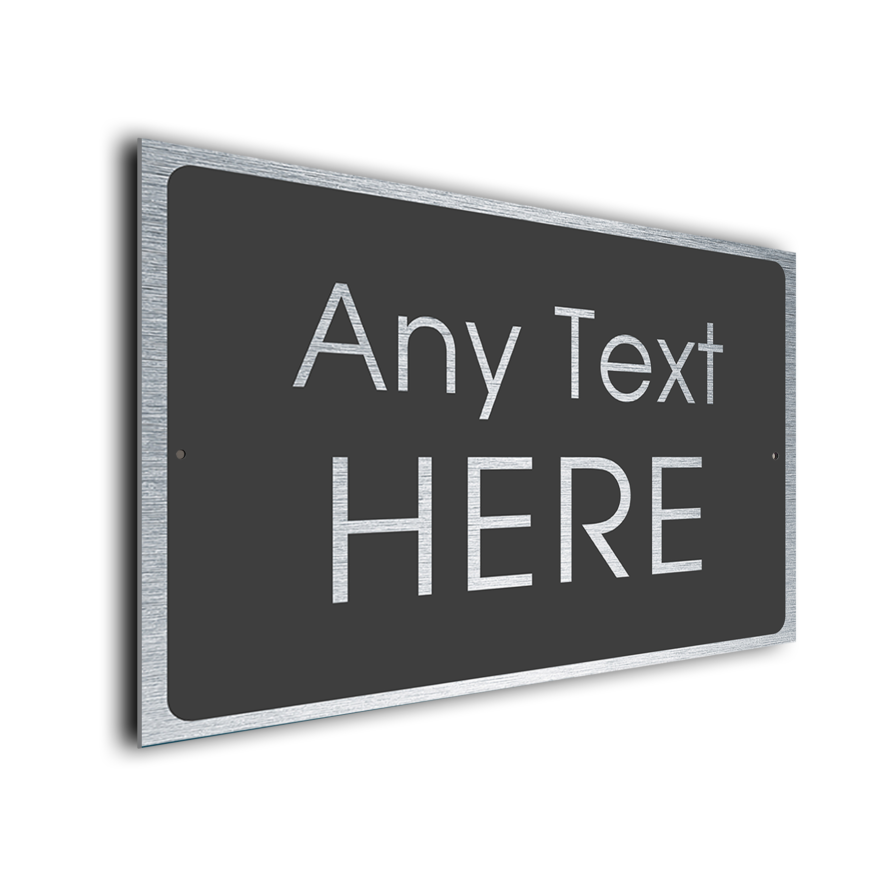 Personalized Any Text Here Sign AT106-BC | DecaModa Signs