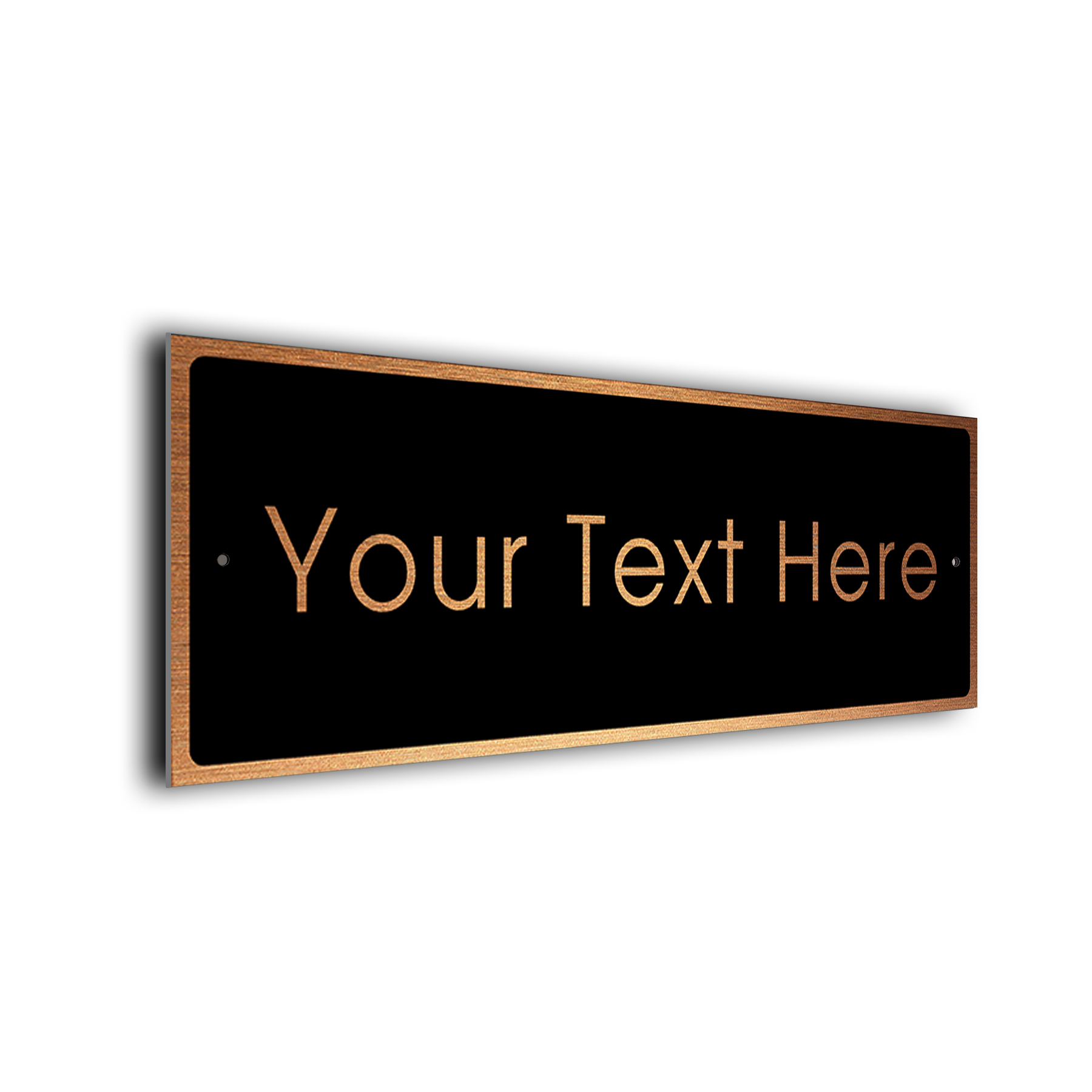 Personalized Your Text Here Sign YT102-BC | Your Text Here Signs