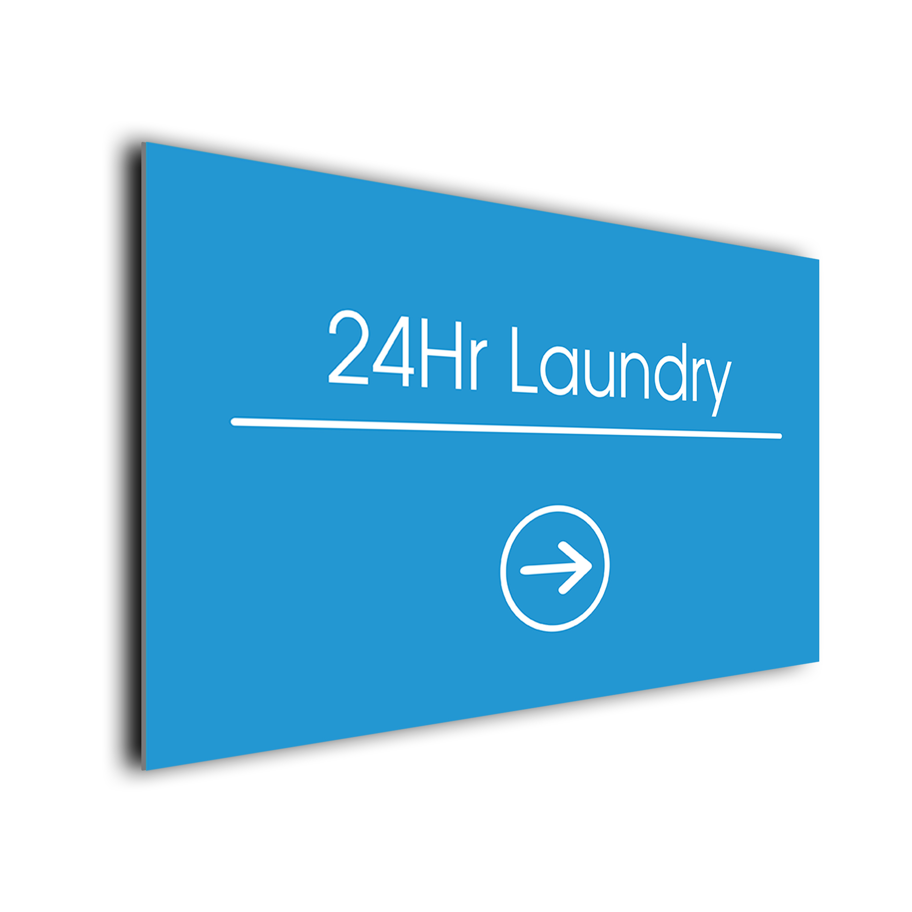 24Hr Laundry Arrow Sign Directional Sign| 24Hr Laundry Arrow Sign Arrow ...