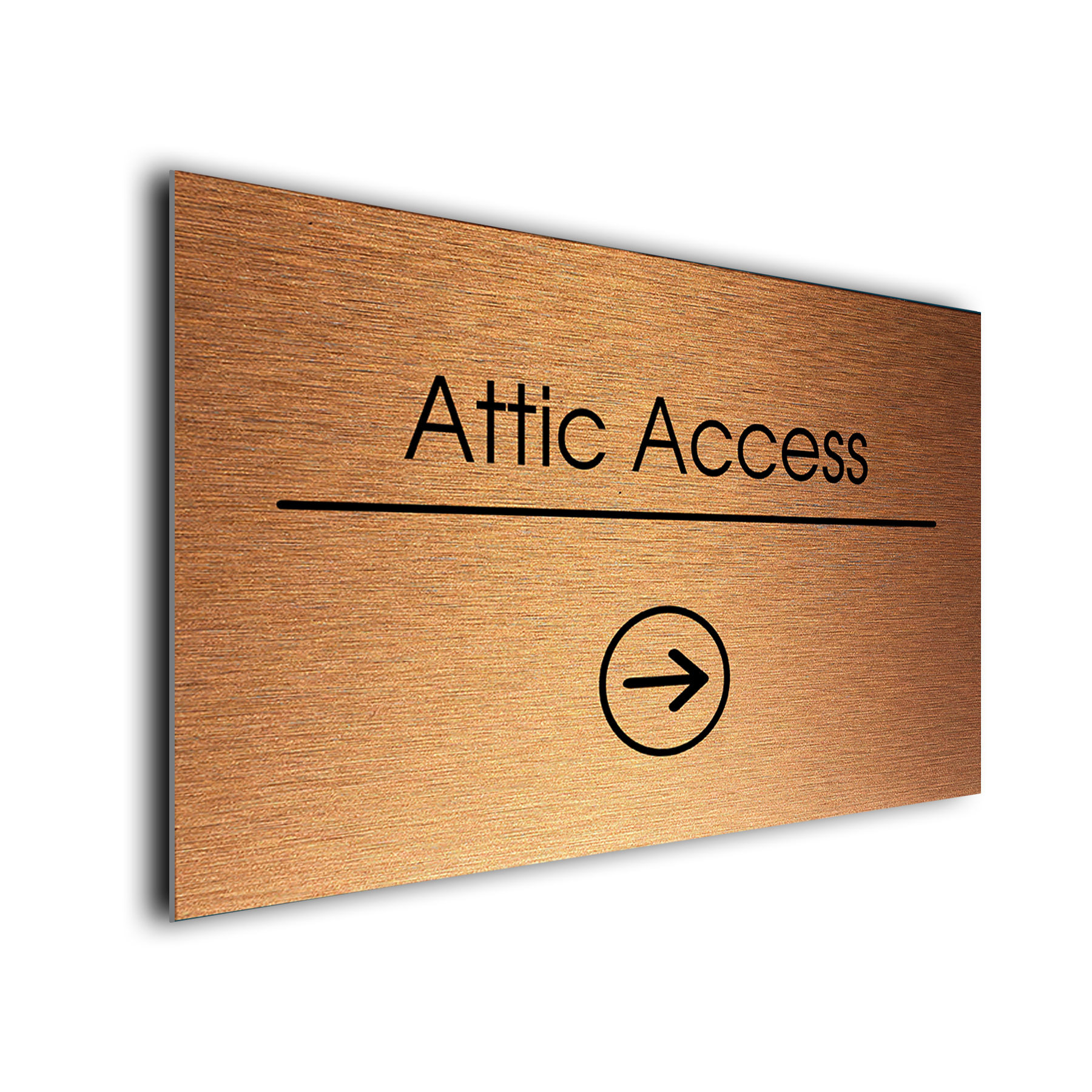 Attic Access Sign Directional Sign| Attic Access Sign Arrow Sign ...