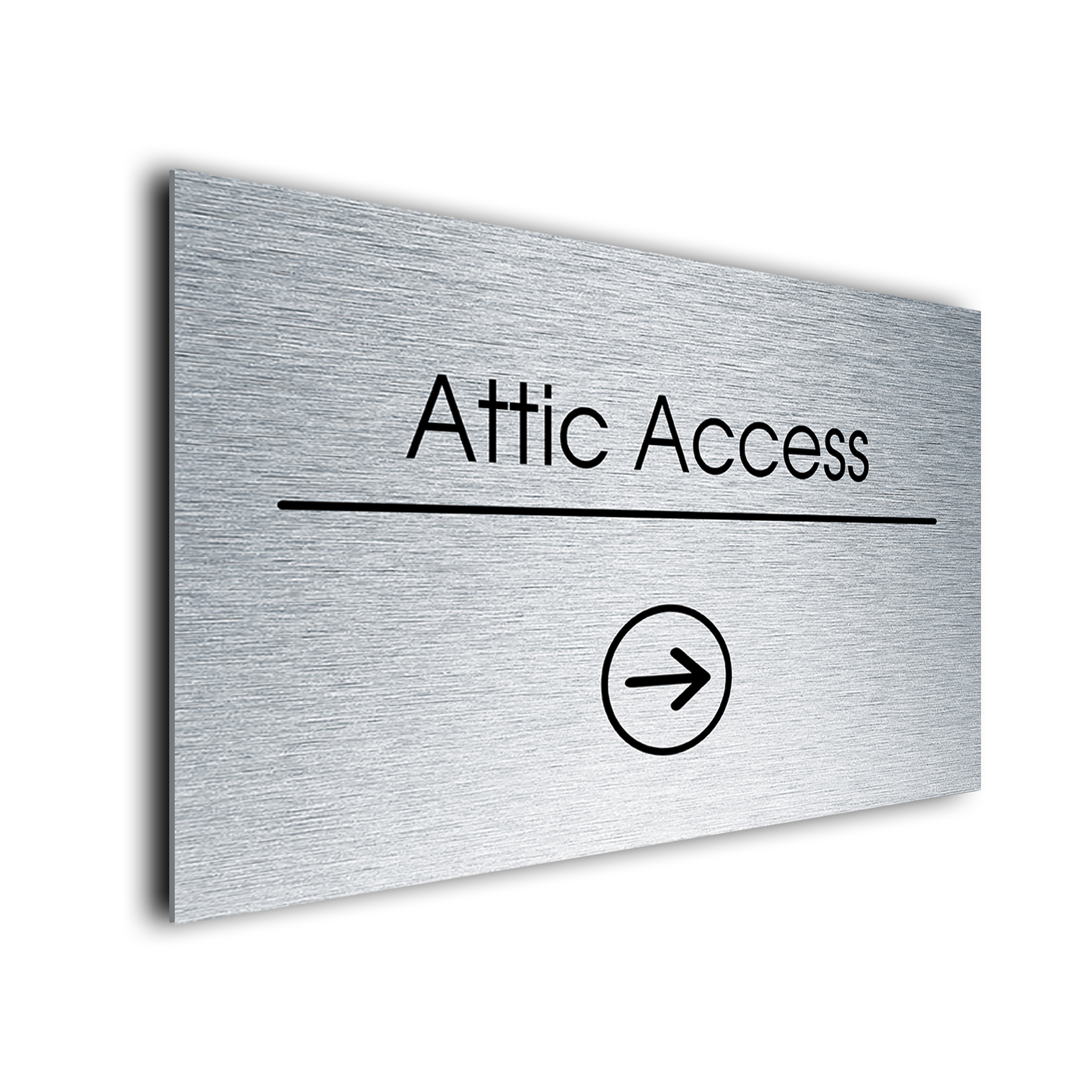 Attic Access Sign Directional Sign| Attic Access Sign Arrow Sign ...