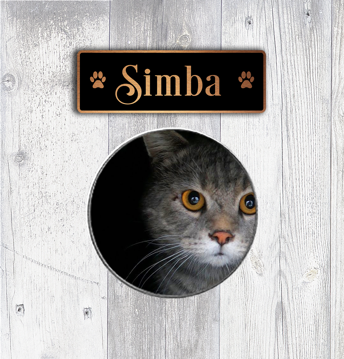 Custom Cat Name Sign | Cat Name | Pet Signs | Cat Decor