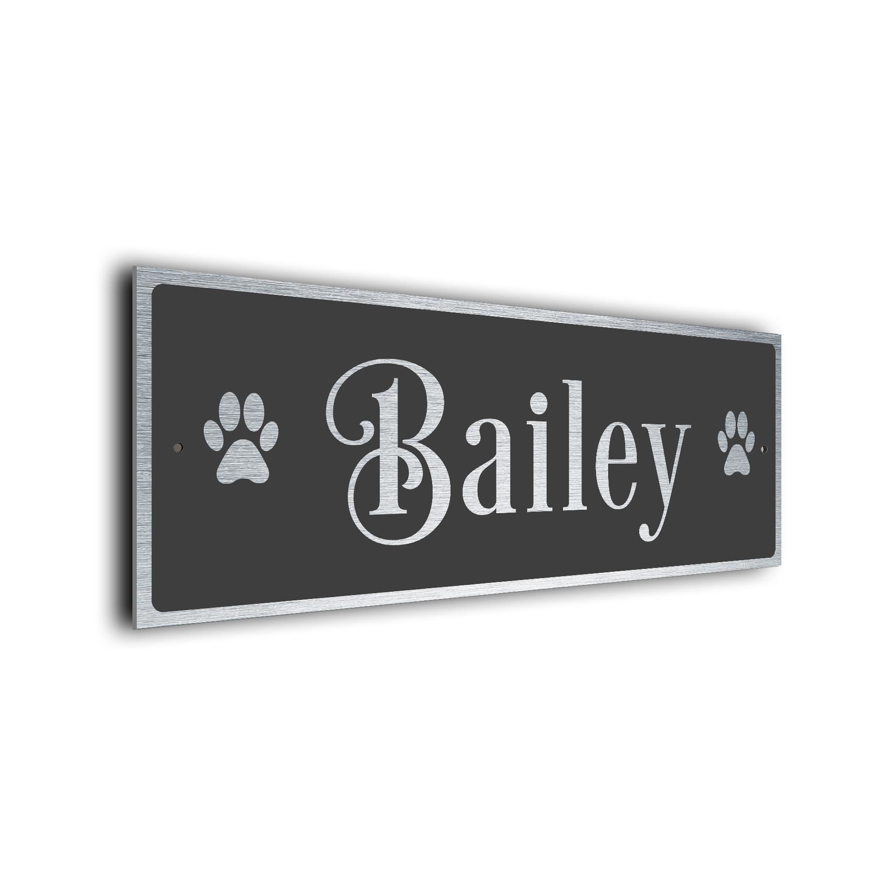 Modern Dog Name Sign | Dog Kennel Signs | Dog Signs