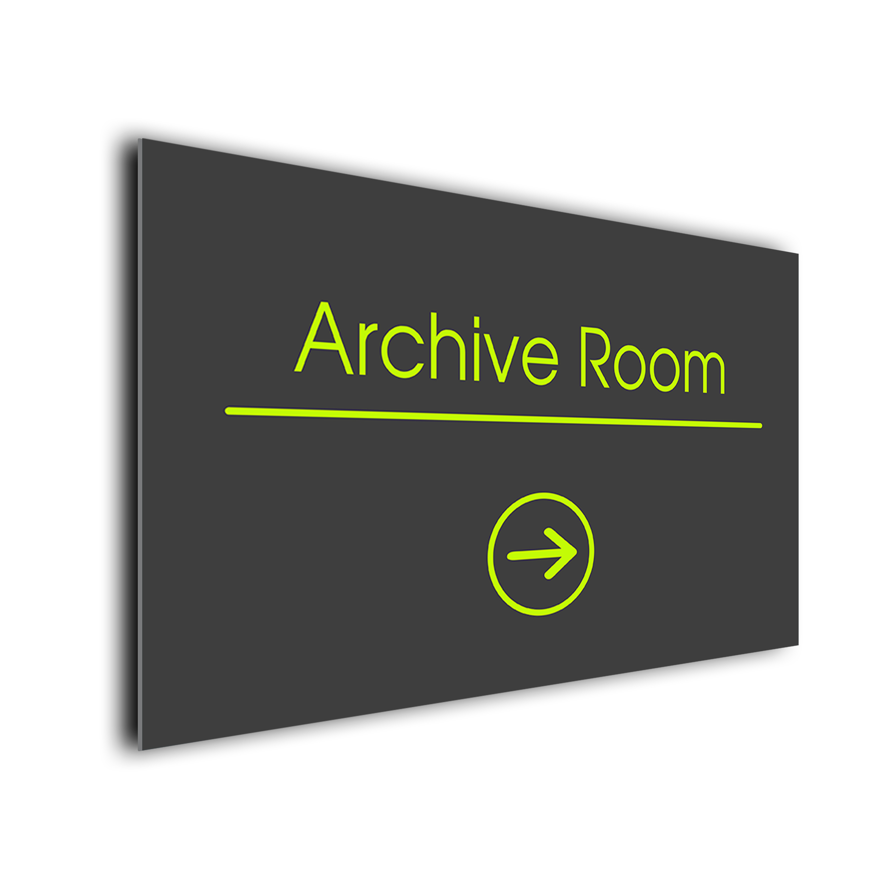 Archive Room Signs Directional Sign| Archive Room Signs Arrow Sign ...