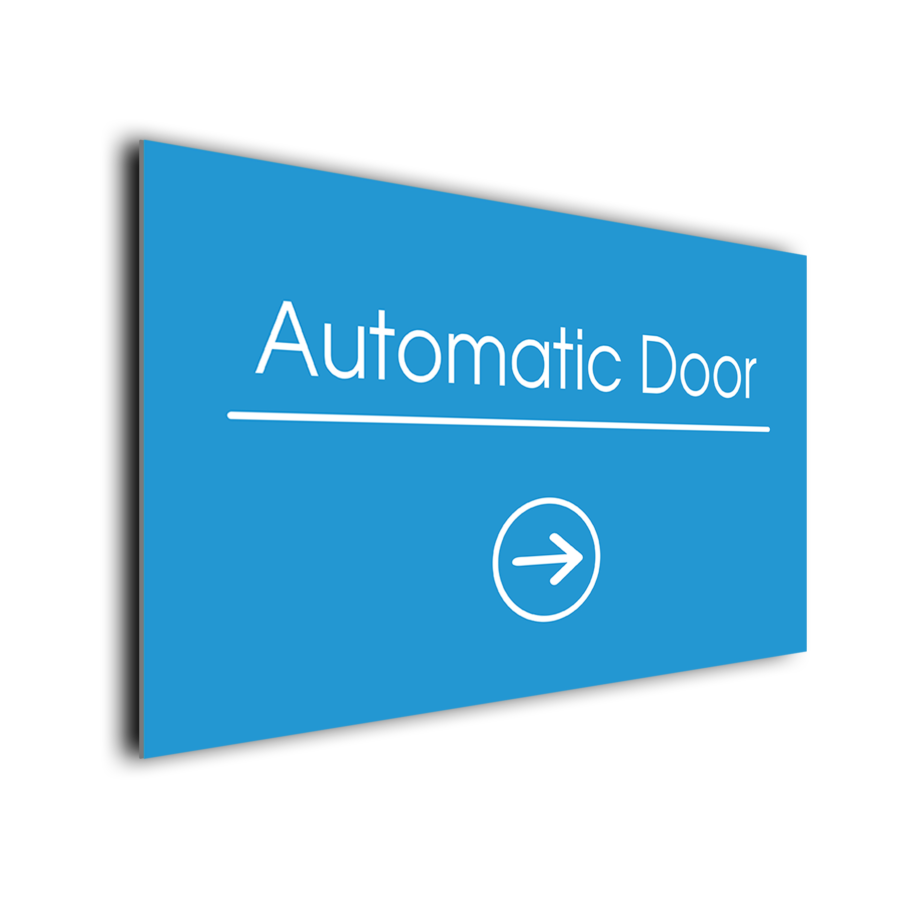 Automatic Door Arrow Sign Directional Sign| Automatic Door Arrow Sign ...