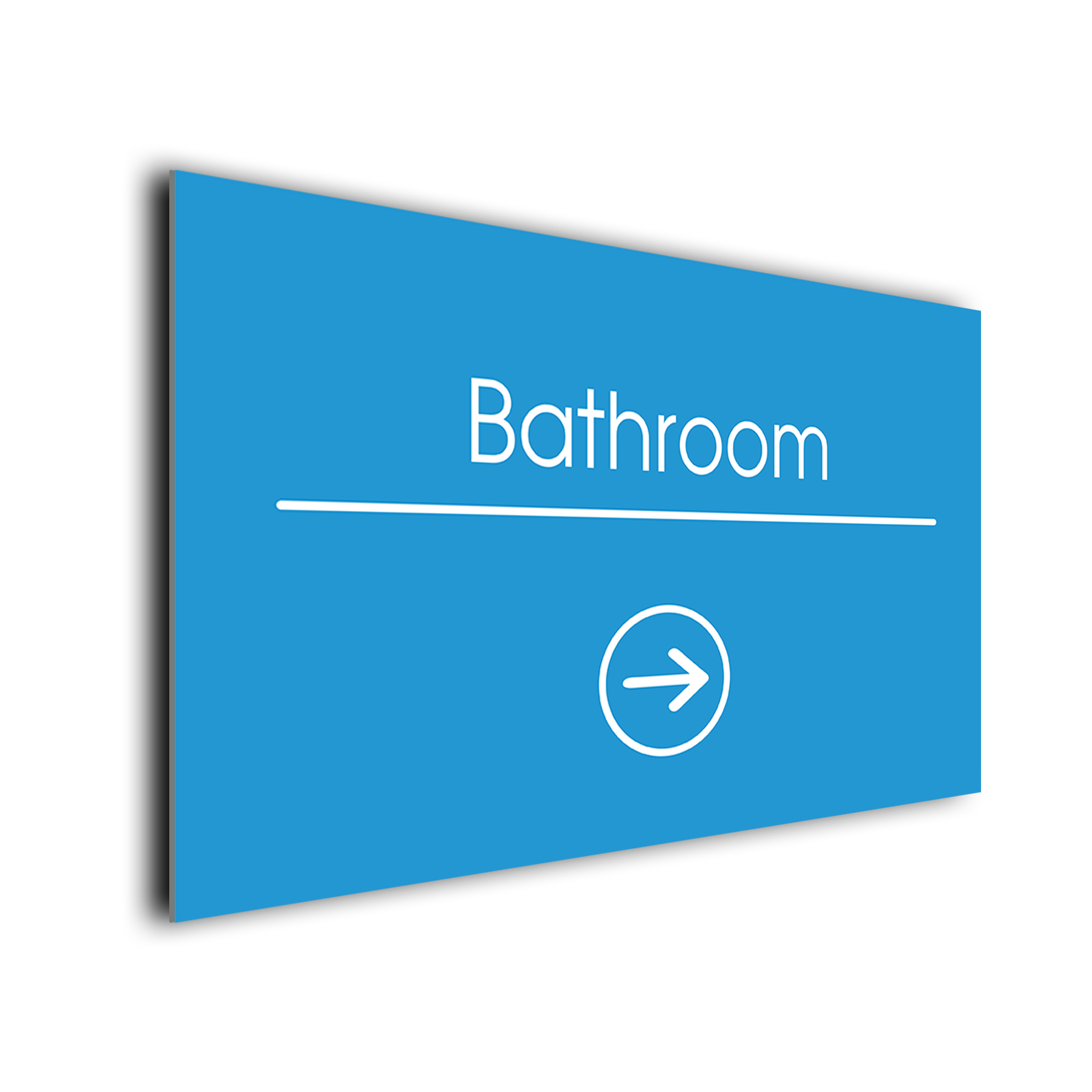 Bathroom Arrow Sign Directional Sign| Bathroom Arrow Sign Arrow Sign ...